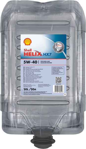 Shell Helix HX7 5W-40 20L Ecopack — Granex.cz