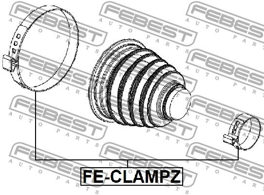 Svěrka 90,5x10x1 ŠKODA OEM Originál N10701301 — MLPARTS