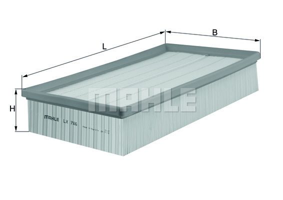 Vzduchový filtr MAHLE LX 786 — MLPARTS