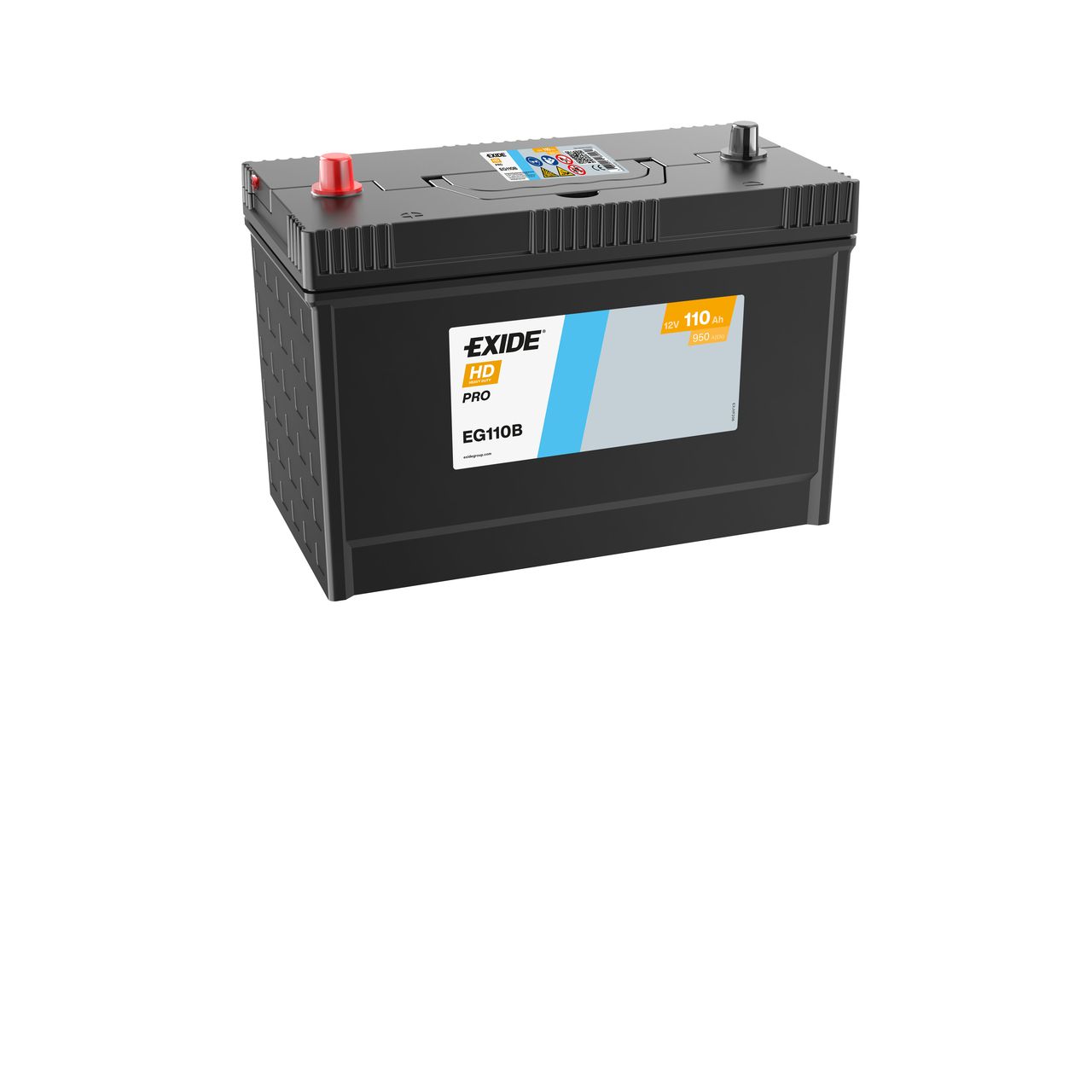 Autobaterie Exide StartPRO 12V, 110Ah, 950A, EG110B — MLPARTS
