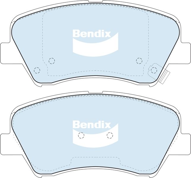 DB2240 Brake Pad Set, disc brake | Bendix Brakes